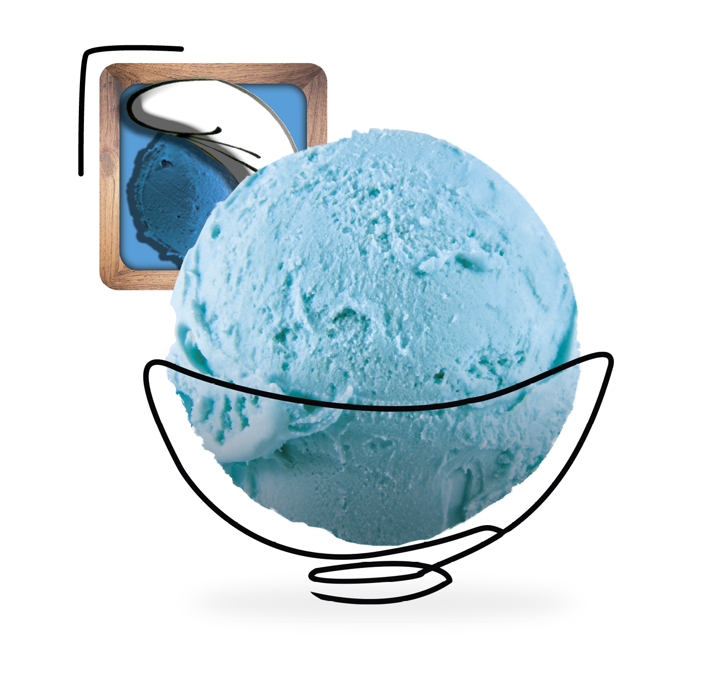 Azzuro - Glaces des Alpes - Maitre Artisan Glacier