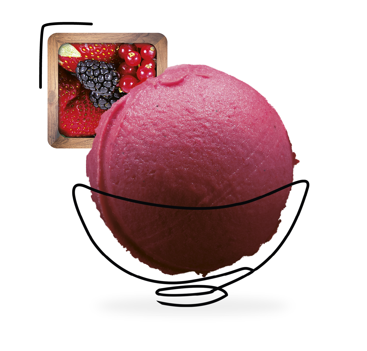 Fruits rouges - Glaces des Alpes - Maitre Artisan Glacier